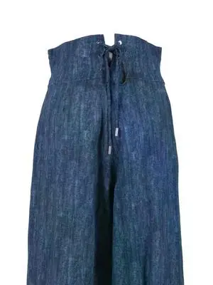 Ermanno Scervino Button-detail Palazzo Pants