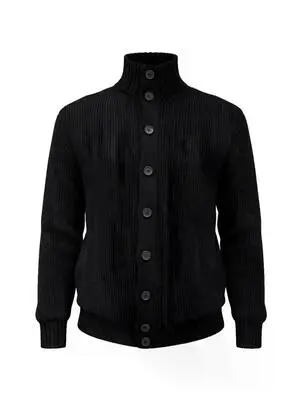Filippo De Laurentiis Ribbed Cardigans For Men