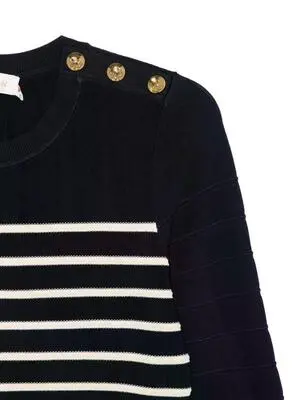 Zimmermann Luna Striped Top - Blue
