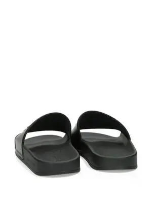 Karl Lagerfeld Logo Detail Slides - Black