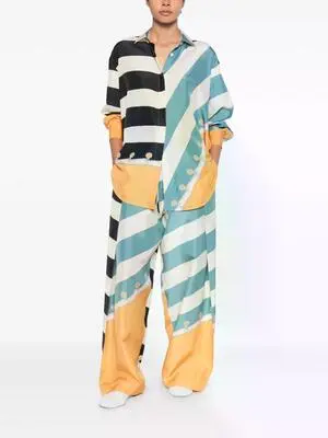 Loewe Striped Shirt - Neutrals