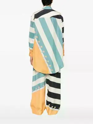 Loewe Striped Shirt - Neutrals