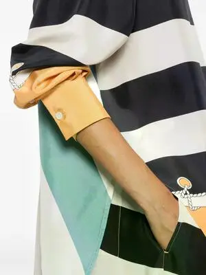 Loewe Striped Shirt - Neutrals
