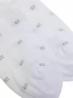 Zegna Ankle Socks - White