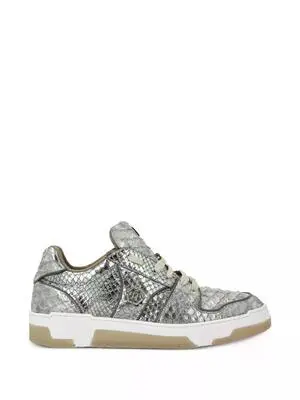Philipp Plein Silver Tone Shoes For Women