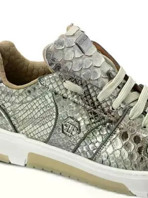 Philipp Plein Logo-detail Sneakers - Silver