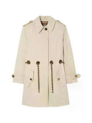 Burberry Short Gabardine Stonehaven Car Coat