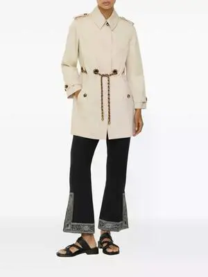 Burberry Short Gabardine Stonehaven Car Coat