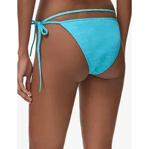 Loewe X Paula's Ibiza Embellished Tanga Bikini Bottoms - Turquoise