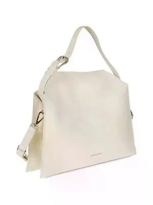 Orciani Small Trinity Leather Tote Bag