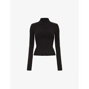 Lululemon Nulu Cropped Stretch-woven Jacket - Black