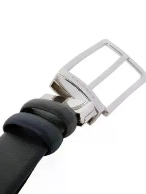 PIQUADRO Reversible Leather Belt - Black