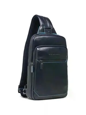 PIQUADRO Convertible Leather Backpack
