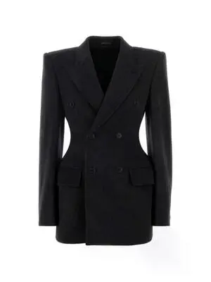 Balenciaga Double-breasted Blazer - Grey
