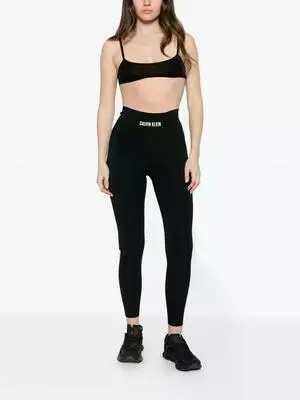Calvin Klein Logo-print Performance Leggings
