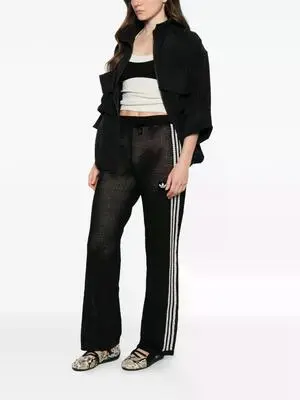 Adidas Three-stripe Open-knit Trousers