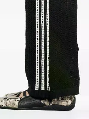 Adidas Three-stripe Open-knit Trousers