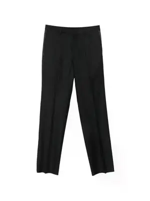 Tagliatore Pressed-crease Trousers - Black