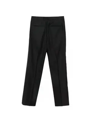 Tagliatore Pressed-crease Trousers - Black