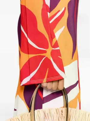 CALA DE LA CRUZ Amay Floral Maxi Dress - White
