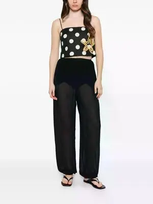 CALA DE LA CRUZ Ariella Top - Black