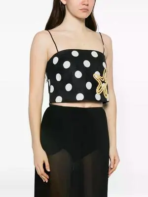 CALA DE LA CRUZ Ariella Top - Black