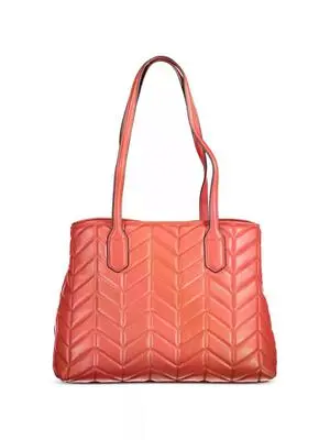 MARIO VALENTINO Quilted Chevron Tote Bag