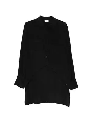DI.LA3 PARI' Di.la3 Pari Asymmetric Hem Shirt