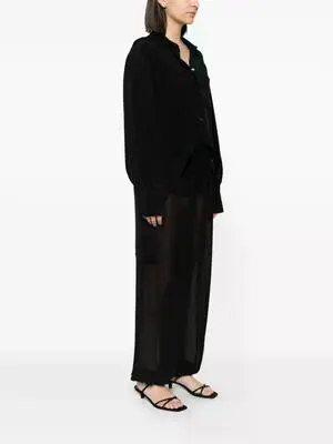 DI.LA3 PARI' Di.la3 Pari Asymmetric Hem Shirt