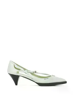 Prada Cut-out Heeled Pumps