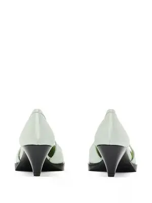 Prada Cut-out Heeled Pumps
