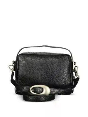 MARIO VALENTINO Pebbled-texture Bag With Logo Patch
