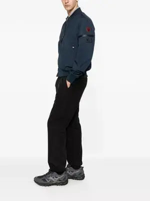 BLAUER. Logo-patch Bomber Jacket - Blue