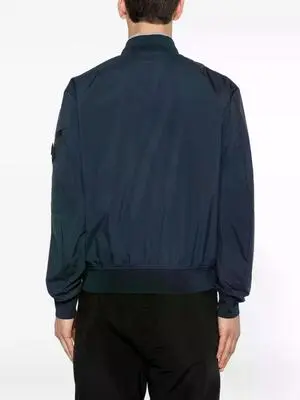 BLAUER. Logo-patch Bomber Jacket - Blue