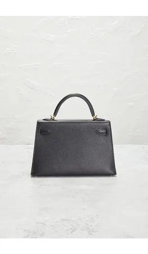 FWRD RENEW Hermes Epsom Kelly 20 Handbag - Black