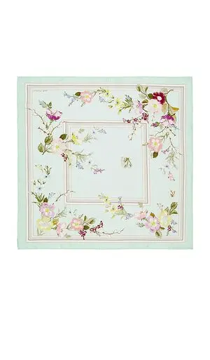 SELF-PORTRAIT Floral Scarf - Mint