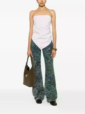Etro Paisley-print Jeans - Blue