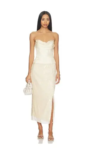 Misha Collection The Volta Silk Bustier