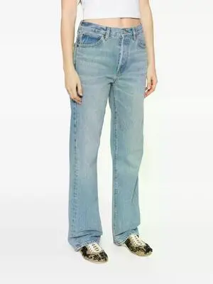 FRAME Vertical Straight Leg Jeans - Blue