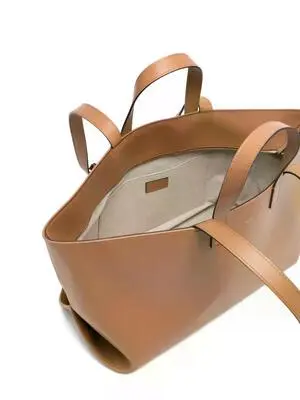 A.p.c. Le Drummer Leather Tote Bag - Neutrals