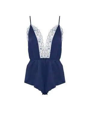 Bluebella Vermont Satin Teddy - Blue
