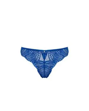 Bluebella Peyton Lace Thong - Blue