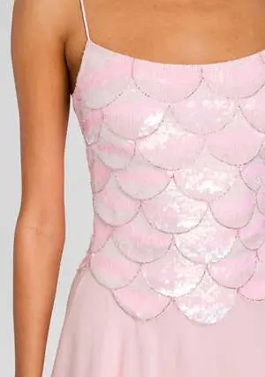 Retrofete Dreeny Embroidered Dress