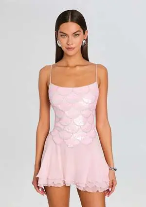Retrofete Dreeny Embroidered Dress