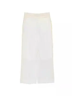 FRENKEN Gathered-detail Palazzo Pants - Neutrals