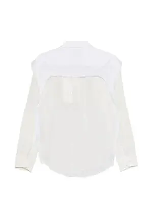 FRENKEN Semi-sheer Paneled Shirt