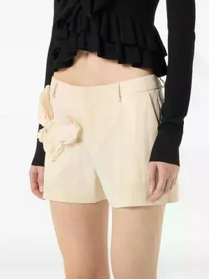 Blumarine Shorts With Butterfly Applique