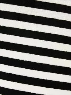Max Mara Cippo Striped Ribbed-knit Tank Top - Black