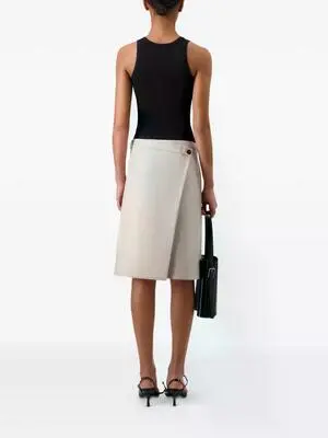 Coperni Button-detailed Circular Midi Skirt