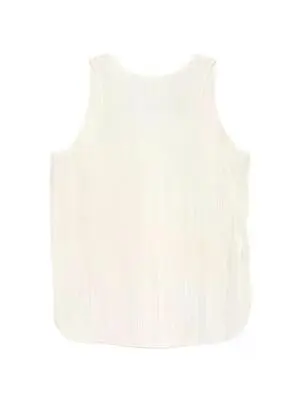 Barena Venezia Vertical-stripe Sleeveless Blouse - Neutrals